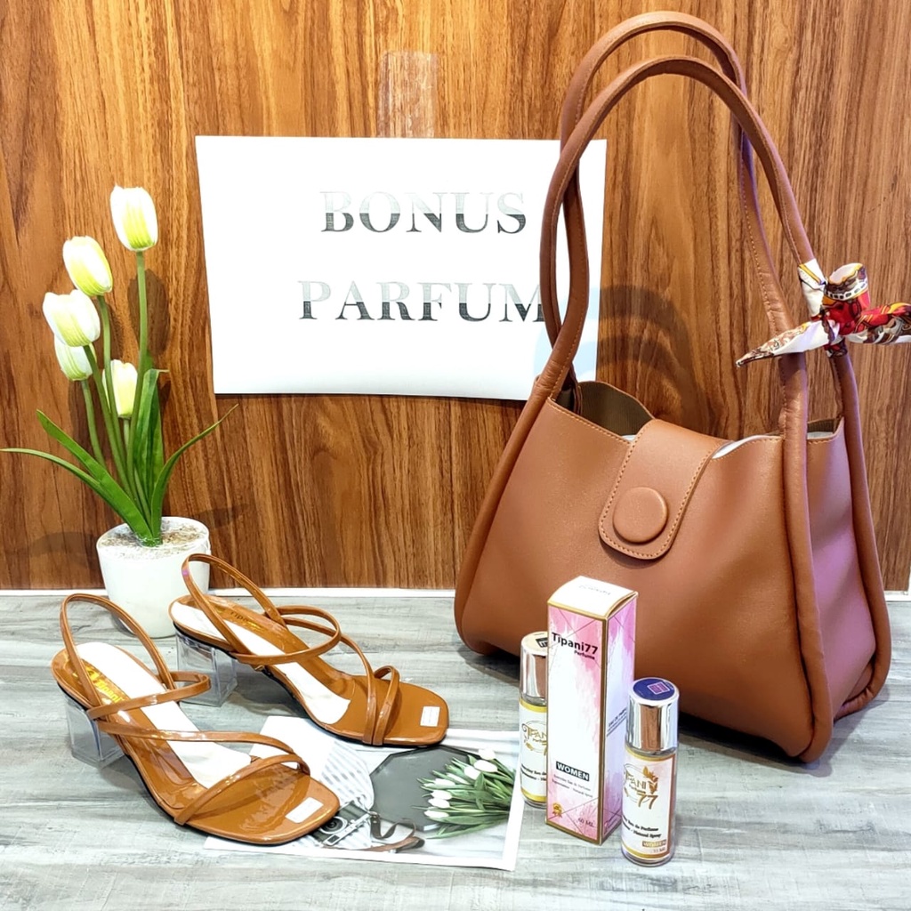 Jual paket gemes hak kaca QUEEN + totebag FLORIDA (bonus parfum ...