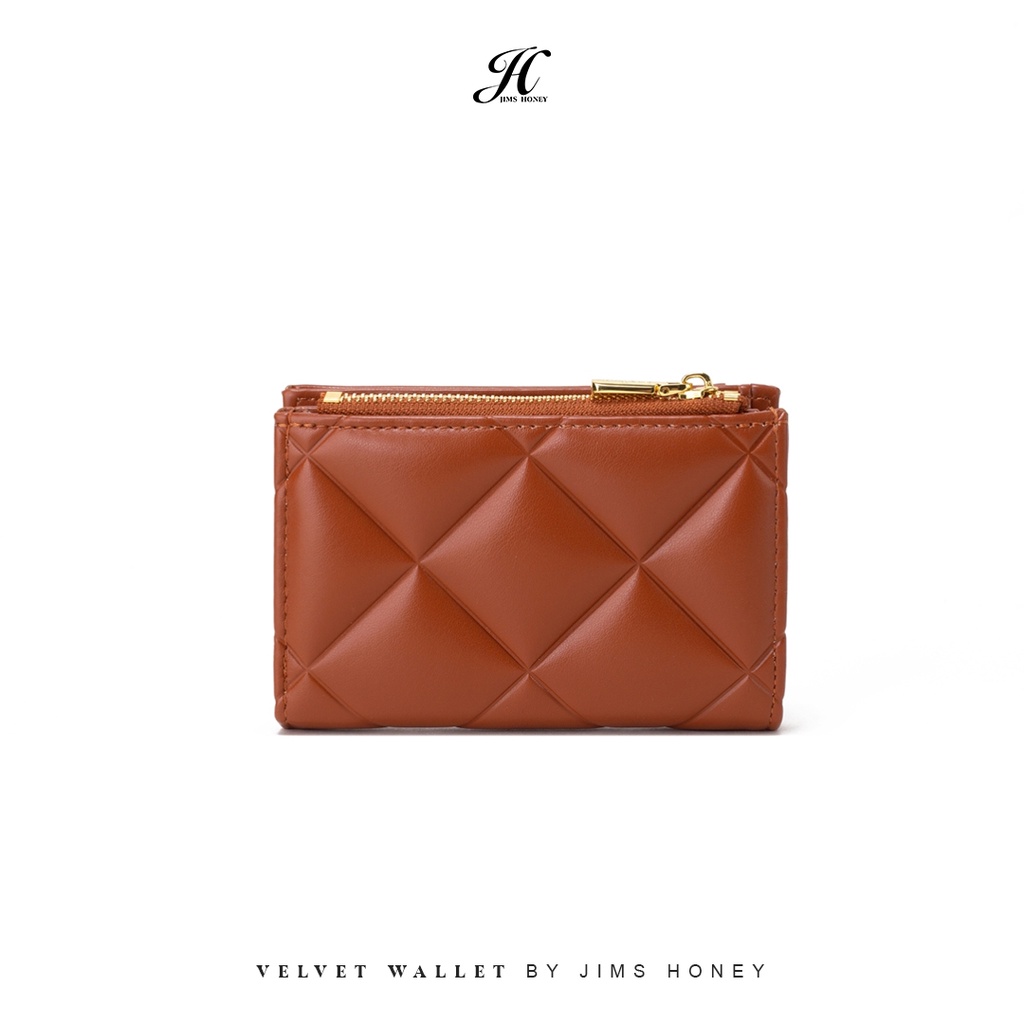Jual VELVET WALLET JIMS HONEY ( FREE EXCLUSIVE BOX) | Shopee Indonesia