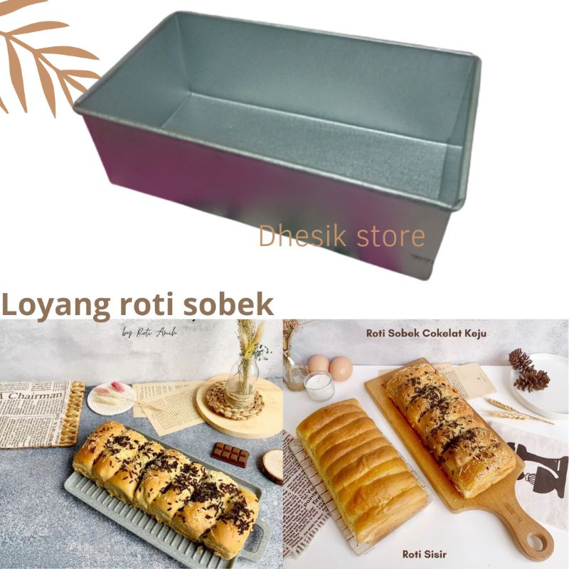 Jual loyang roti sobek bahan galvalum tebal tinggi 7 cm | Shopee Indonesia