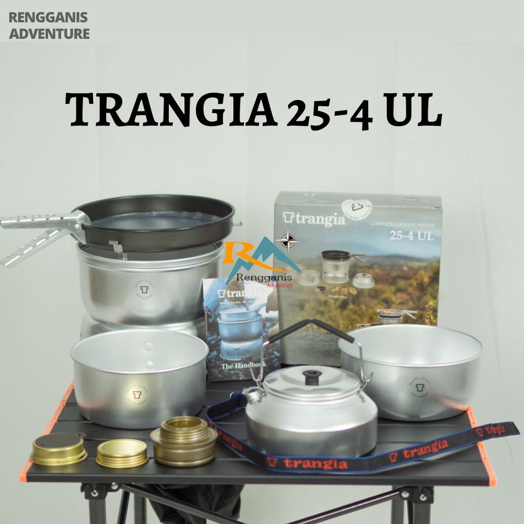Jual Kompor Trangia 25-4 UL TRANGIA 25-6 UL Cooking Set Swedia Alat Masak Camping Panci | Shopee ...
