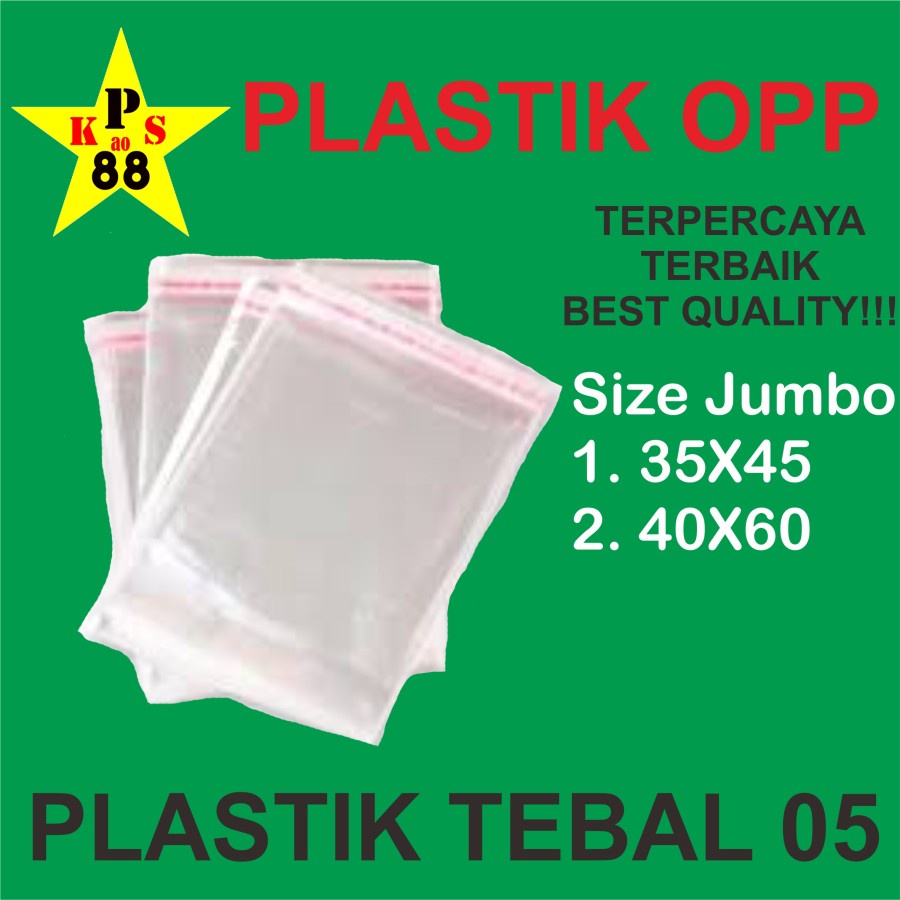 Jual OPP PLASTIK JUMBO - OPP KAIN - OPP TAS RANSEL - OPP BUNGKUS BARANG ...