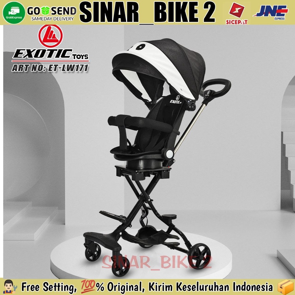Jual Magic Baby Stroller Exotic ET-131,,171 Kereta Dorong Bayi Kanopi ...
