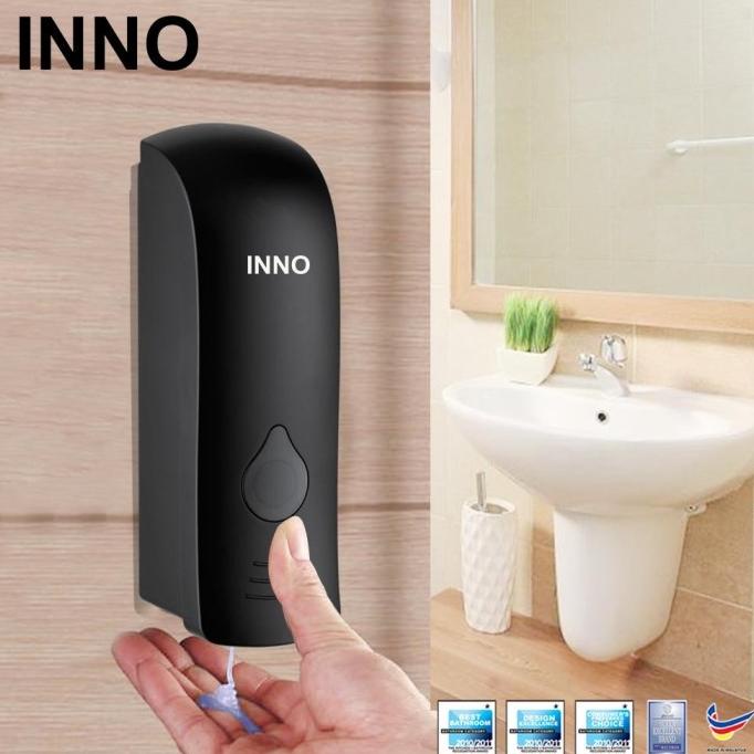 Jual INNO SOAP DISPENSER SINGLE BLACK / DISPENSER SABUN CAIR HAND ...