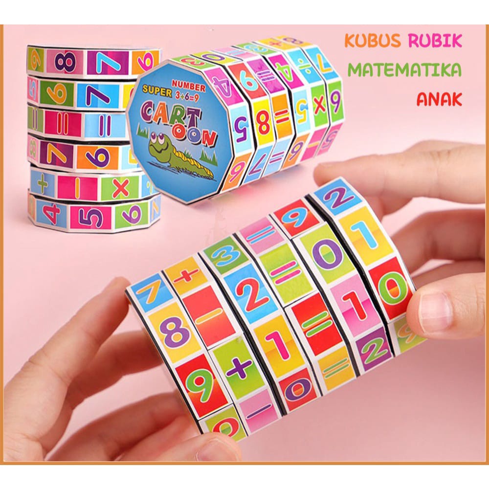 Jual Mainan Edukasi Anak Mainan Rubik Kubus Digital Magic Cube Silinder ...