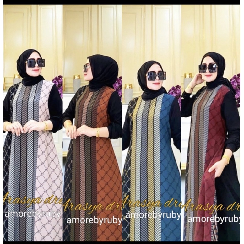 Jual Arasya dress amore by ruby - amore by ruby - gamis amore ruby ...
