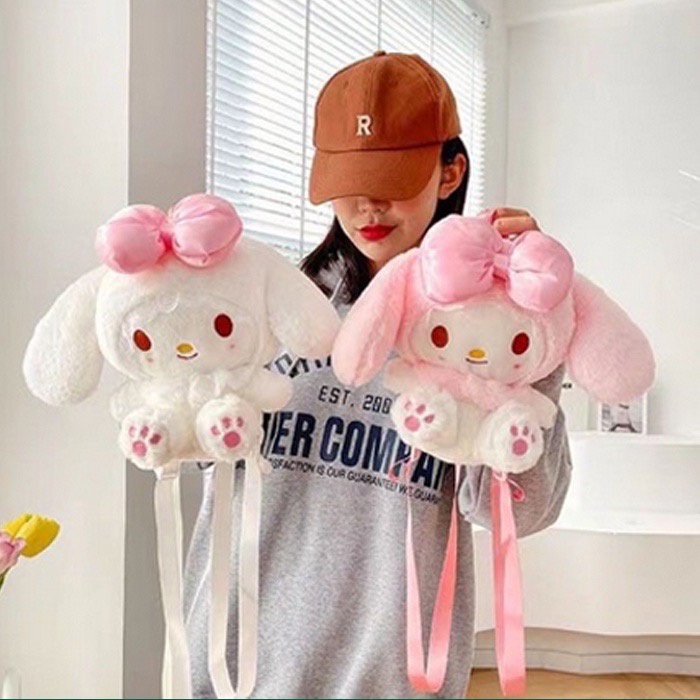Jual Tas Ransel Boneka BULU Mainan Mewah Anime Sanrioed Bisa COD Kartun ...
