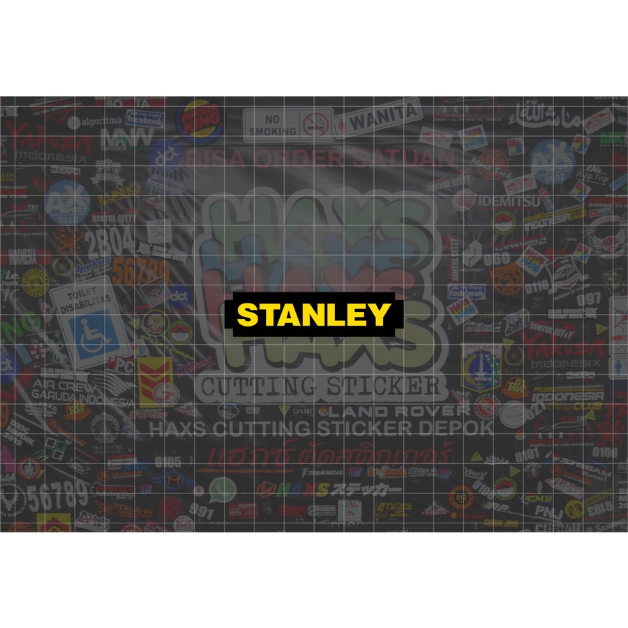 Jual Cutting Sticker Stanley Ukuran 6 Cm Untuk Motor Mobil | Shopee ...
