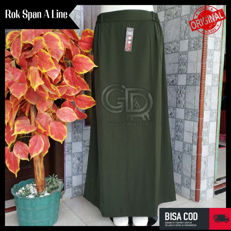 Jual Rok Kuliah Panjang Rok Sekolah Smp Rok Biru Dongker Rok Panjang ...