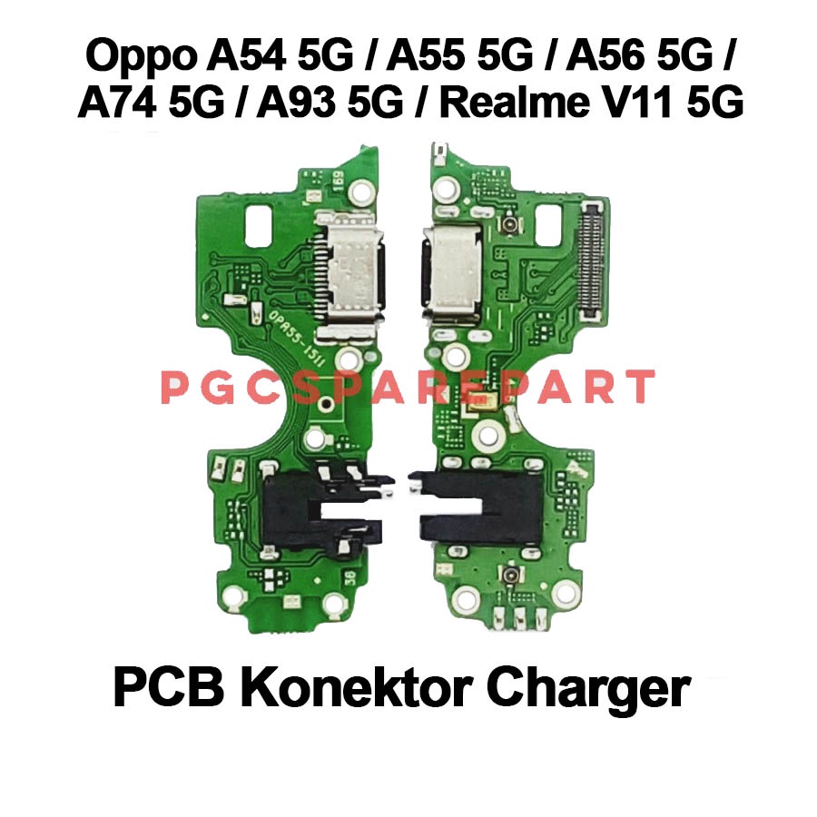 Jual Original Papan PCB Konektor Charger + Mic + Handsfree A54 5G / A55 ...