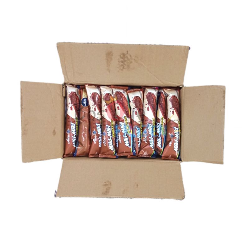 Jual Aice Ice Cream Miki-Miki Double Choco 35 Ml 1 Dus Isi 60 | Shopee ...