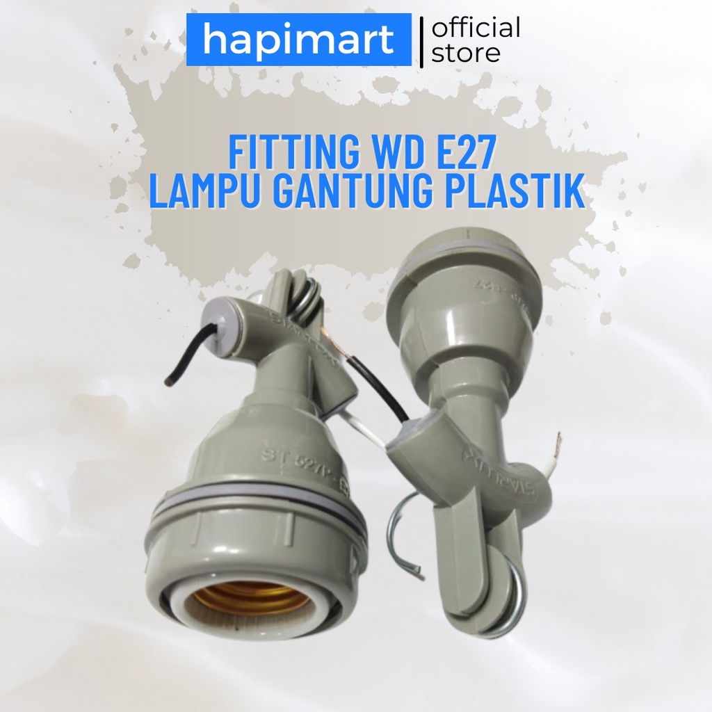 Jual MIKAWA Fitting WD E27 Fitting Jalan Lampu Gantung Keramik Tahan Panas | Shopee Indonesia