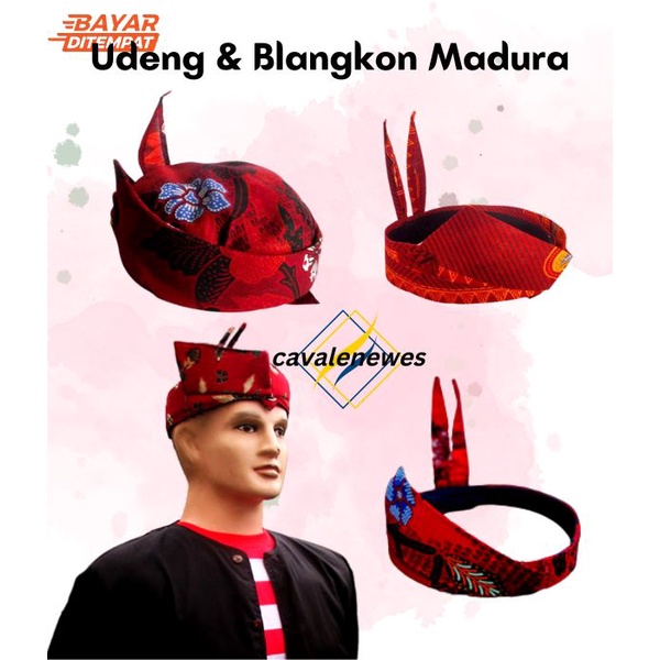 Jual Udeng Instan Khas Madura / odheng / blangkon madura cak surabaya ...