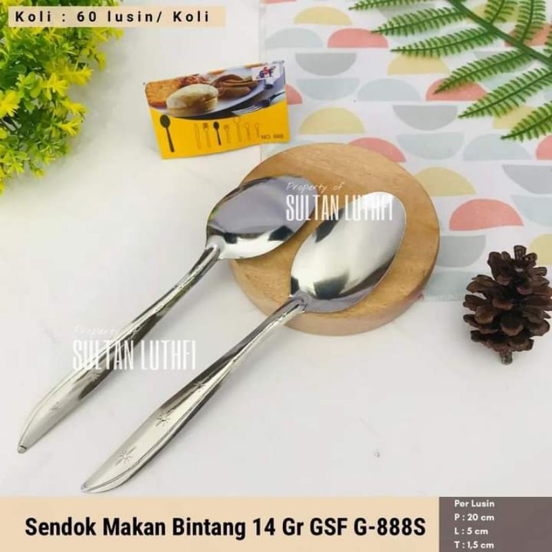 Jual Sendok makan stainless steel isi 12 pcs(1 lusin) | Shopee Indonesia