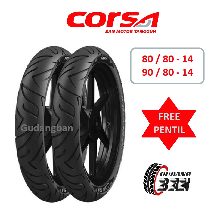Jual ( SPECIAL PROMO ) Paket R99 80 80 14 dan 90 80 14 Ban luar Motor ...