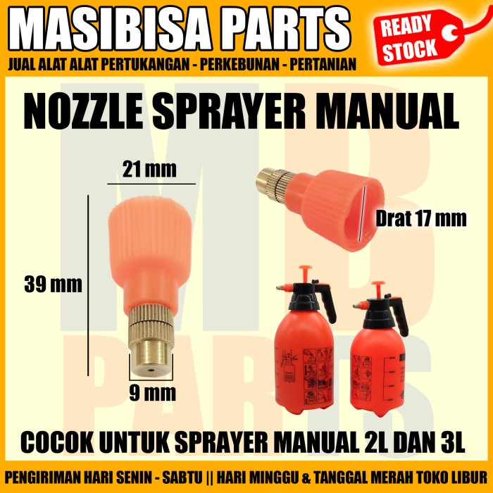 Jual Alat Nozzle / Spuyer / Kepala Nozel Sprayer Manual / Tangan 2 - 3 ...