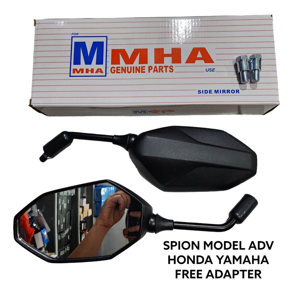 Jual spion X1 MHA spion Yamaha 125Z X1 chrome plus dudukan honda yamaha ...