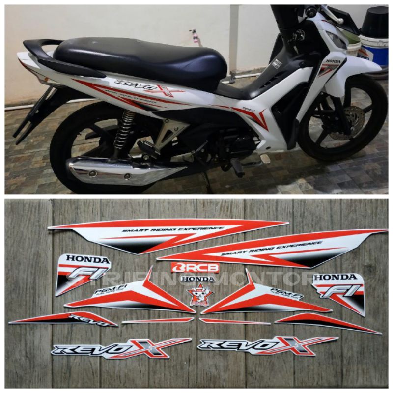 Jual Lis Striping Sticker Revo X Tahun 2017 Putih | Shopee Indonesia