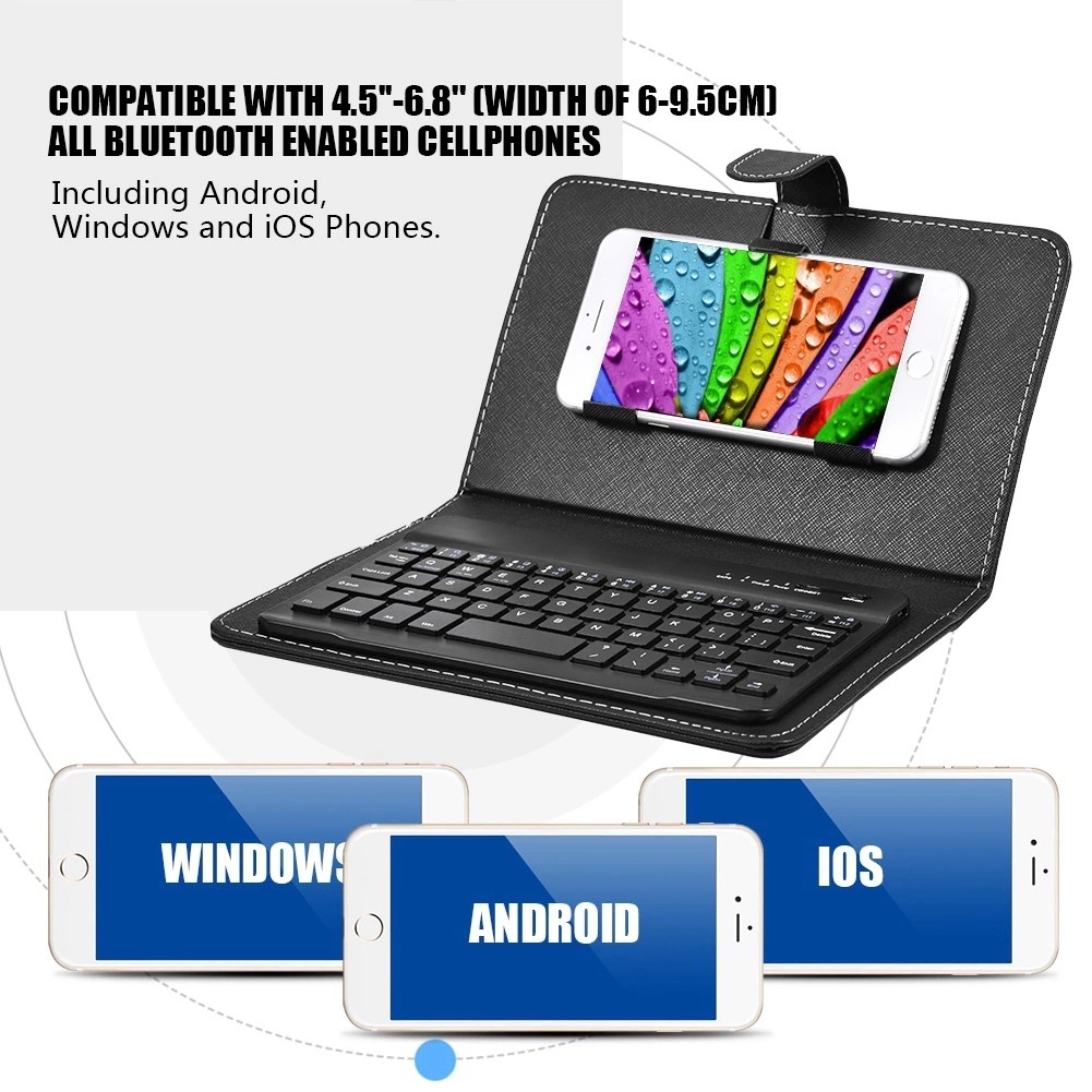 Jual Bluetooth wireless keyboard mobile phone bluetooth keyboard ...