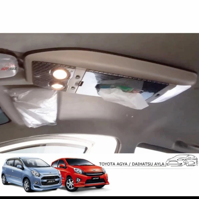 Jual kokpit tempat tisu mobil ayla Roof Console | Shopee Indonesia