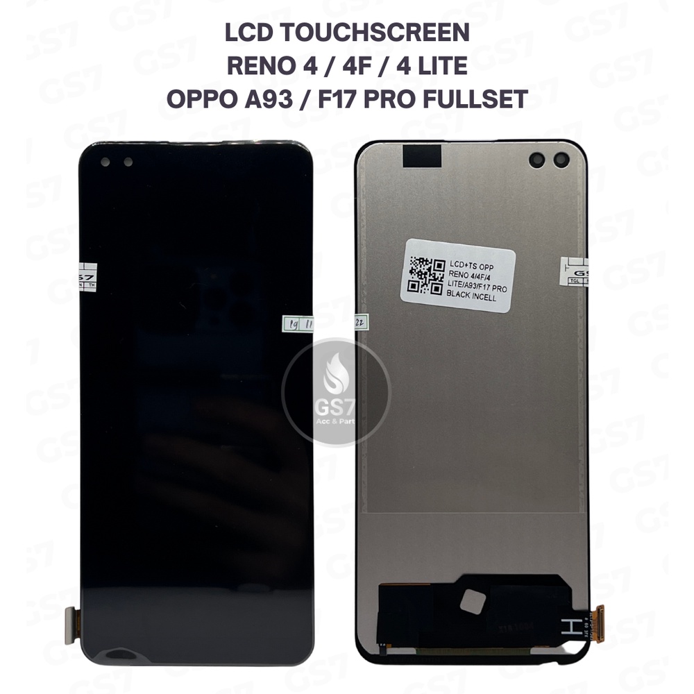 Jual LCD TOUCHSCREEN RENO 4 / 4F / 4 LITE / OPPO A93 / F17 PRO FULLSET | Shopee Indonesia