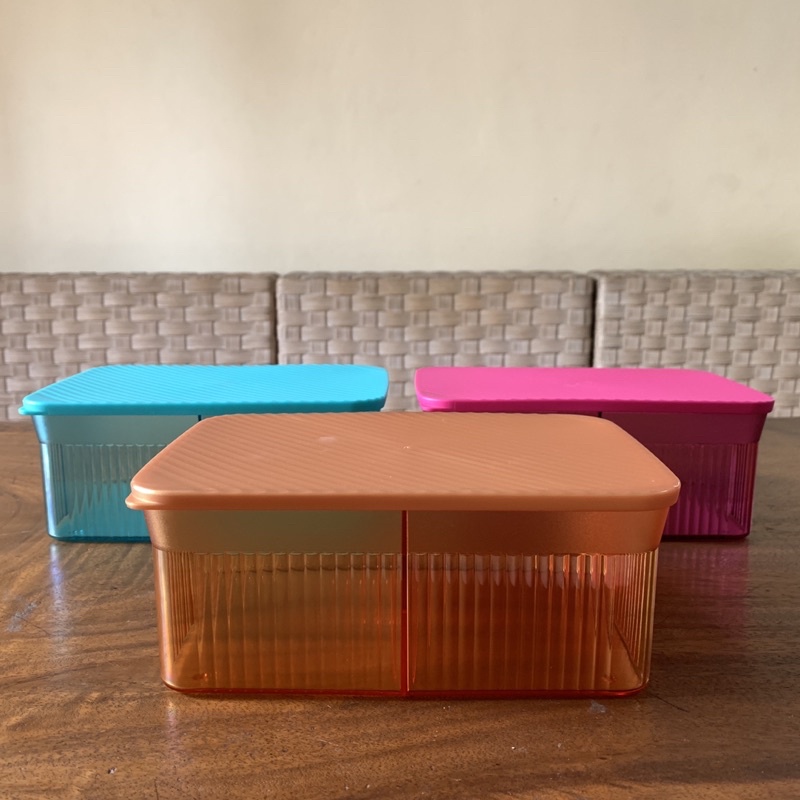 Jual Tempat Snack Makanan Ringan dengan Sekat Snack It Tupperware ...