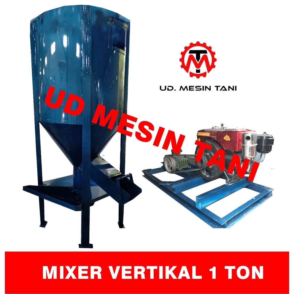 Jual Mesin Mixer Pakan Ternak Vertikal Kap 1 TON MURAH | Shopee Indonesia