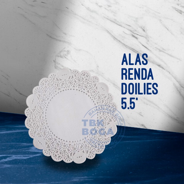 Jual Alas Renda ( 3.5, 4.5, 5.5, 8.5 inch ) Putih Coklat Doilies Doiley ...