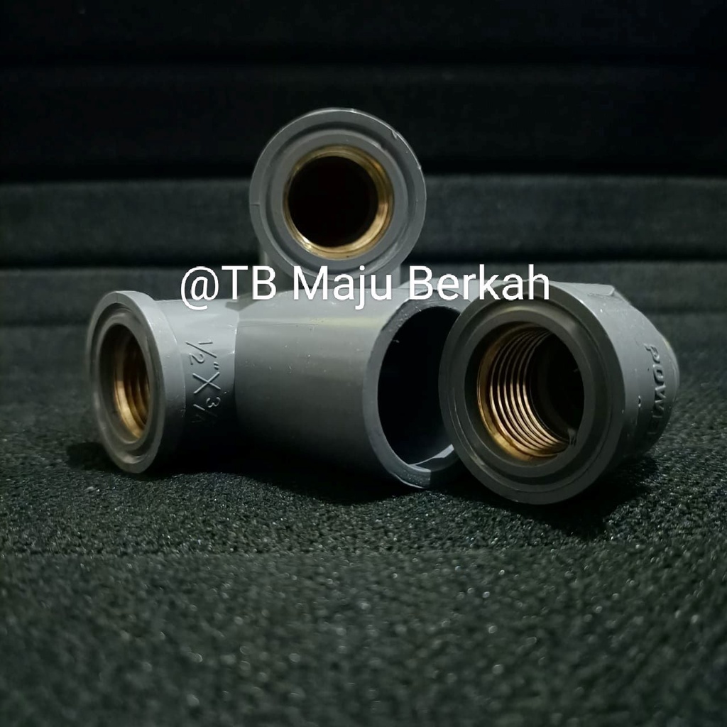 Jual Keni Drat Kuningan (Metal) / L Bow Drat Kuningan (Metal) Ukuran 1/ ...