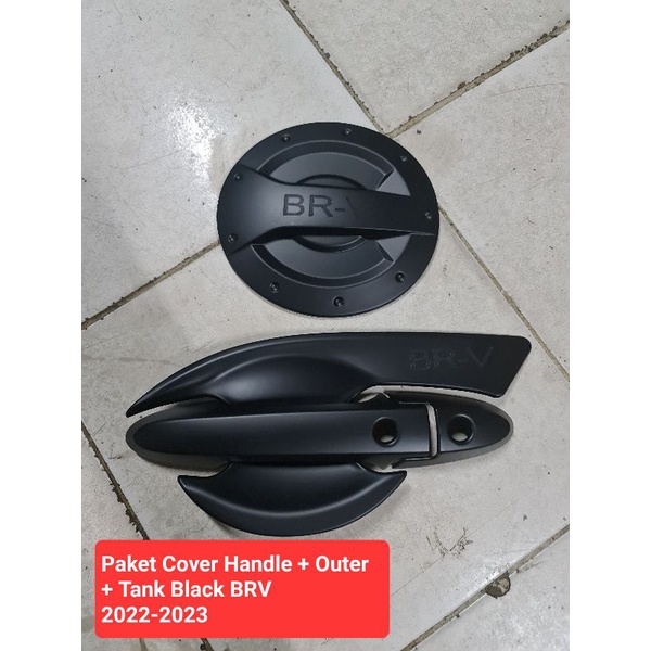 Jual Paket Cover Handle Pintu + Outer Mangkok + Tank Black Doff All New BRV 2022-2024 | Shopee ...