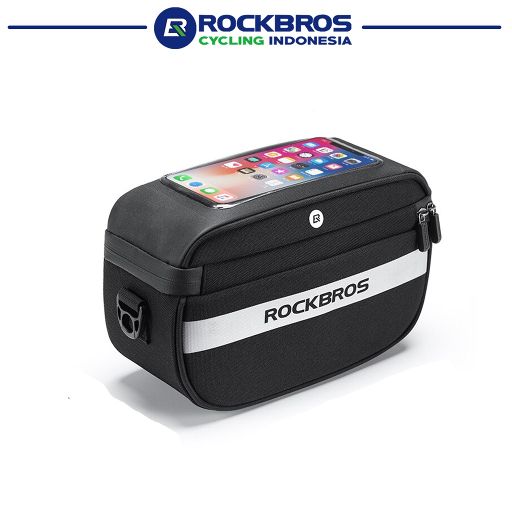 Jual ROCKBROS B27 Tas Stang Sepeda Bike Handlebar Bag Waterproof ...