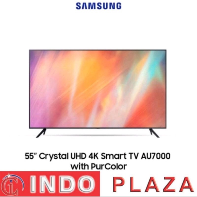 Jual TV SAMSUNG 55 Inch UA55AU7000 SMART 4K CRYSTAL UHD (KHUSUS MEDAN ...