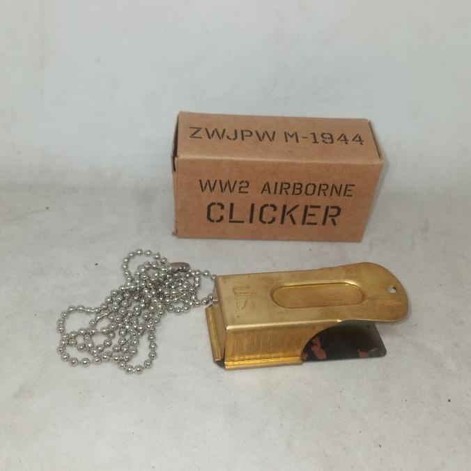 Jual Us Army Dday Airborne Paratrooper Signaling Cricket Clacker Ww2 ...