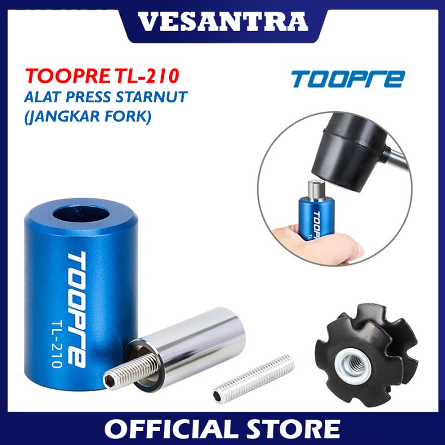 Jual Toopre TL-210 Alat Pasang Jangkar Fork Sepeda Star Nut Starnut Biru | Shopee Indonesia