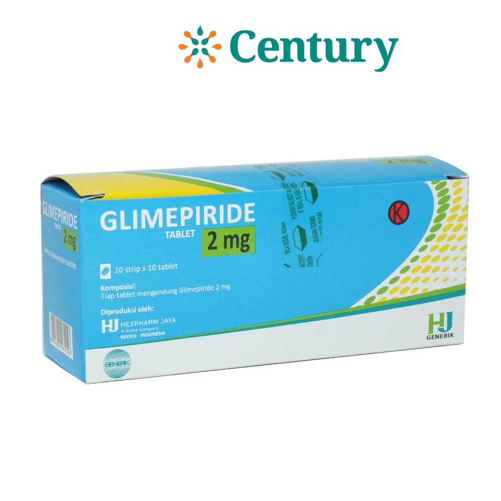 Jual GLIMEPIRIDE 2 MG 1 STRIP ISI 10 TABLET | Shopee Indonesia