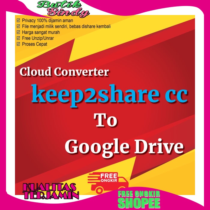 Jual Popuper / Murah / Promo / Original Cloud Converter: Keep2Share, K2S, Filejoker Ke Google ...