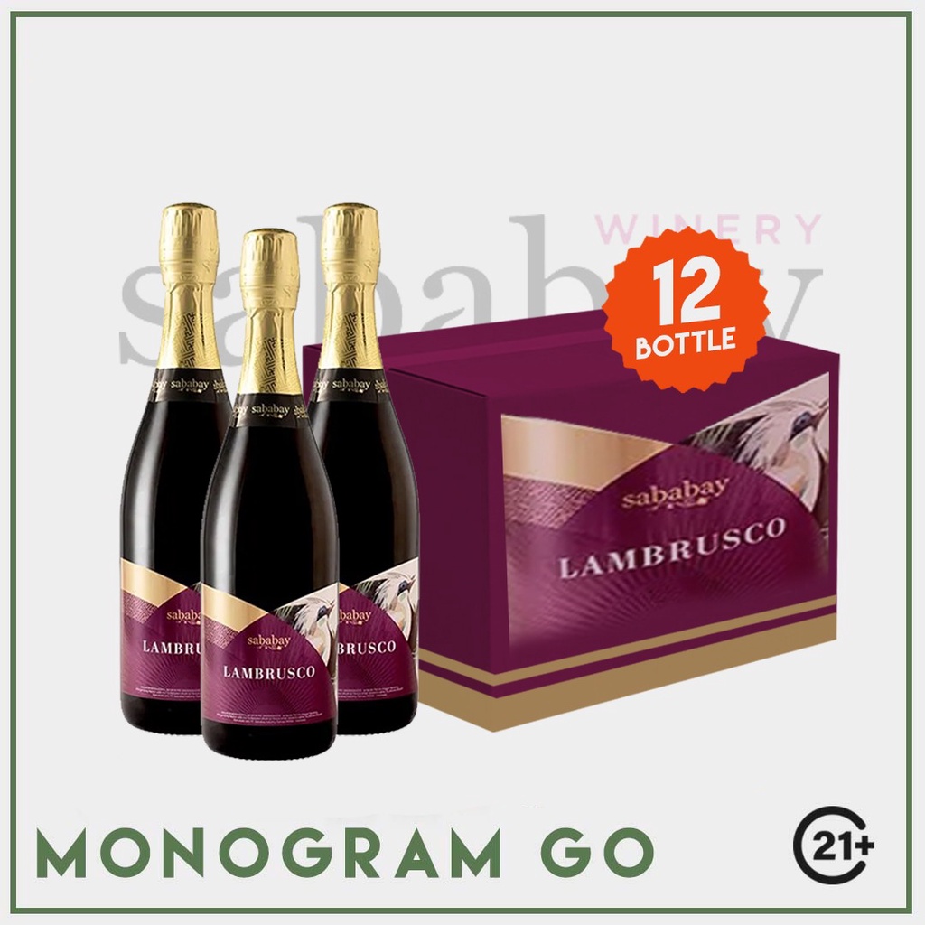 Jual Sababay Lambrusco Indonesian Sparkling Sweet Wine 750ml (1 Karton ...