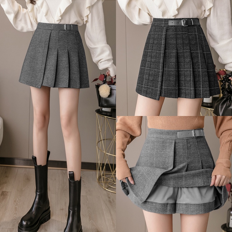 Jual 9790 Lisa Pleated skirt/Korean Mini Skirt/Rok Mini/Rok Pendek/Rok ...