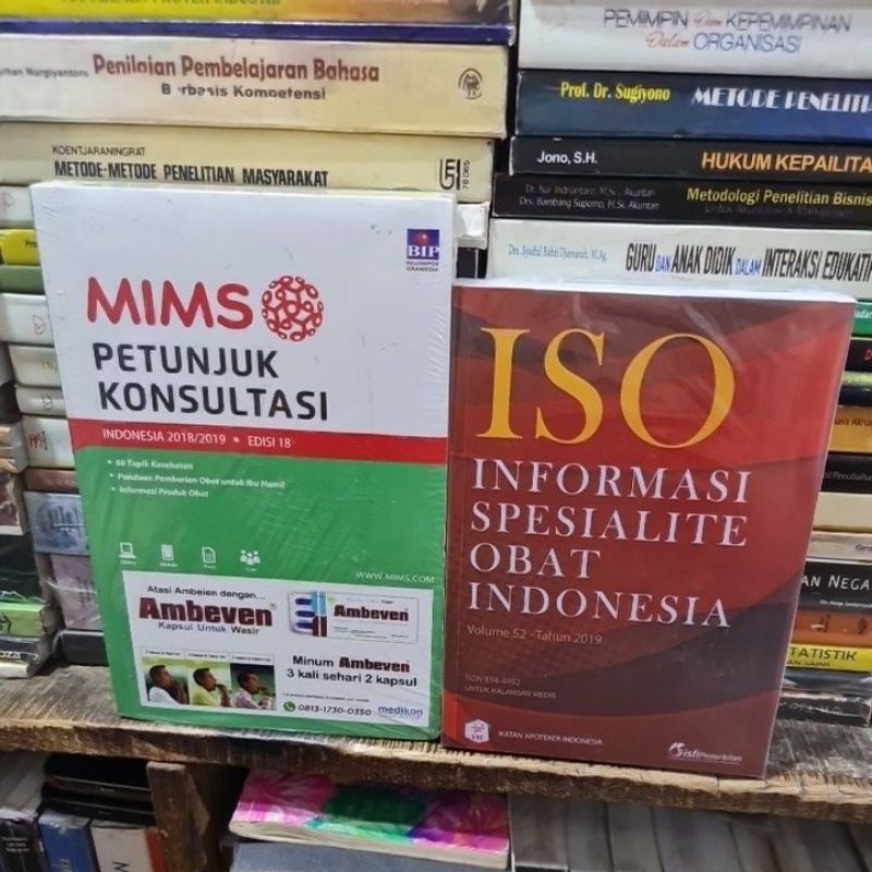 Jual ISO INFORMASI SPESIALITE OBAT INDONESIA VOLUME 52 TAHUN 2019 DAN ...