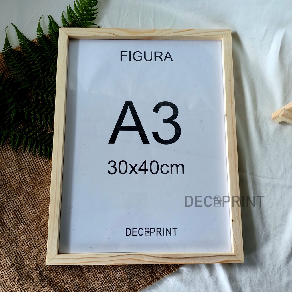 Jual Pigura Kayu Jati Belanda Ukuran 12R Bingkai Frame Kayu Jati ...