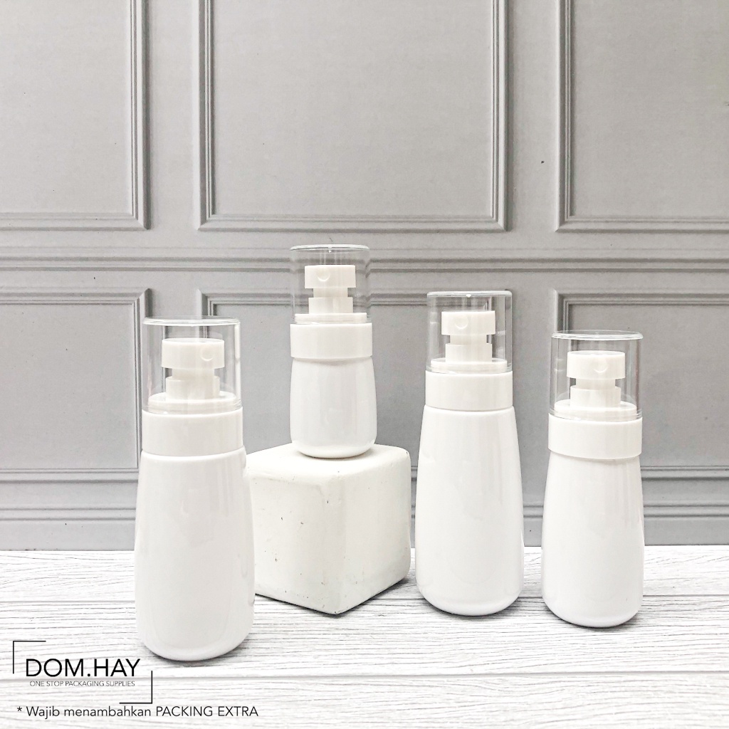Jual Botol Spray Plastik PET Putih 30ml 60ml 80ml 100ml Face Mist ...