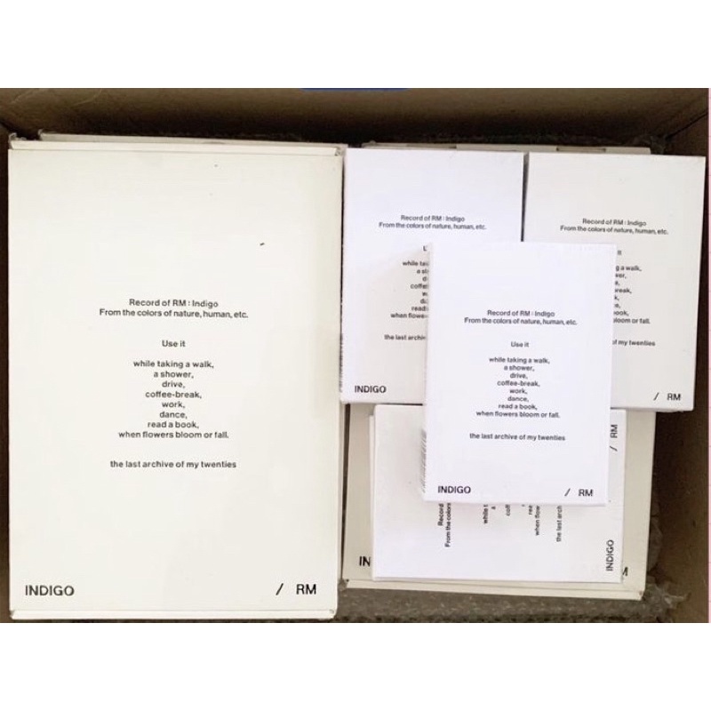 Jual (READY/PELUNASAN) BTS: RM - INDIGO (BOOK VERSION/WEVERSE VERSION ...