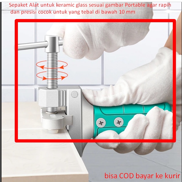 Jual Sepaket Alat untuk keramic glass sesuai gambar Portable agar rapih ...