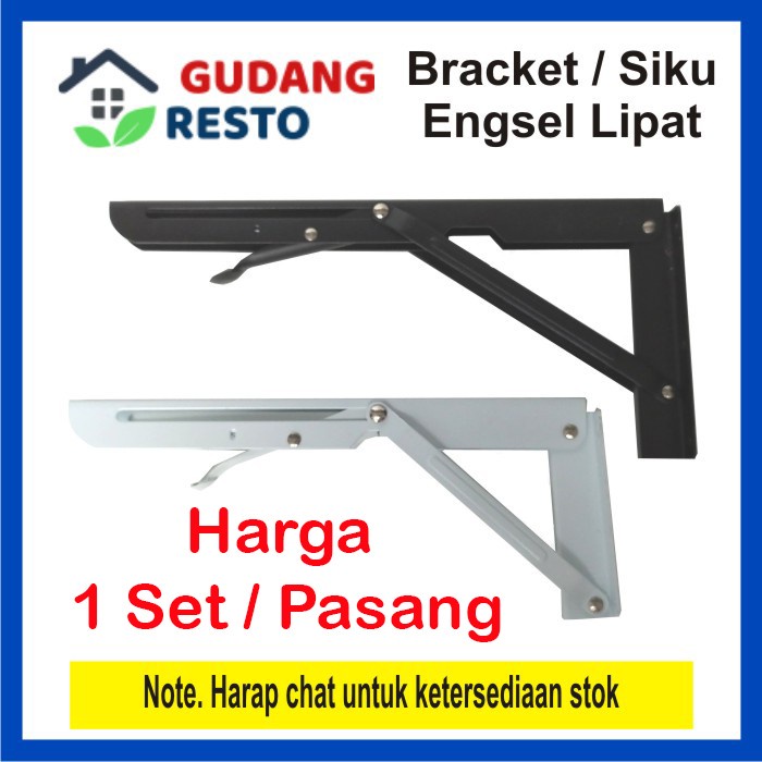 Jual Engsel Bracket Lipat / Siku / Engsel Folding Meja / Dinding 10 ...