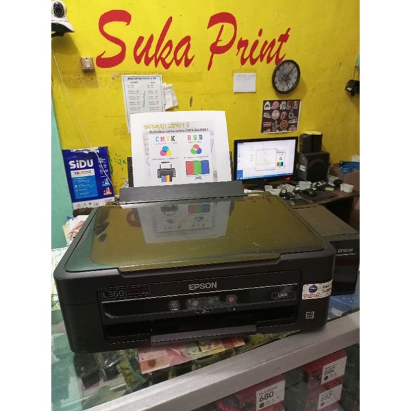 Jual Printer Epson L360 Print/Scan/Copy Second Normal | Shopee Indonesia