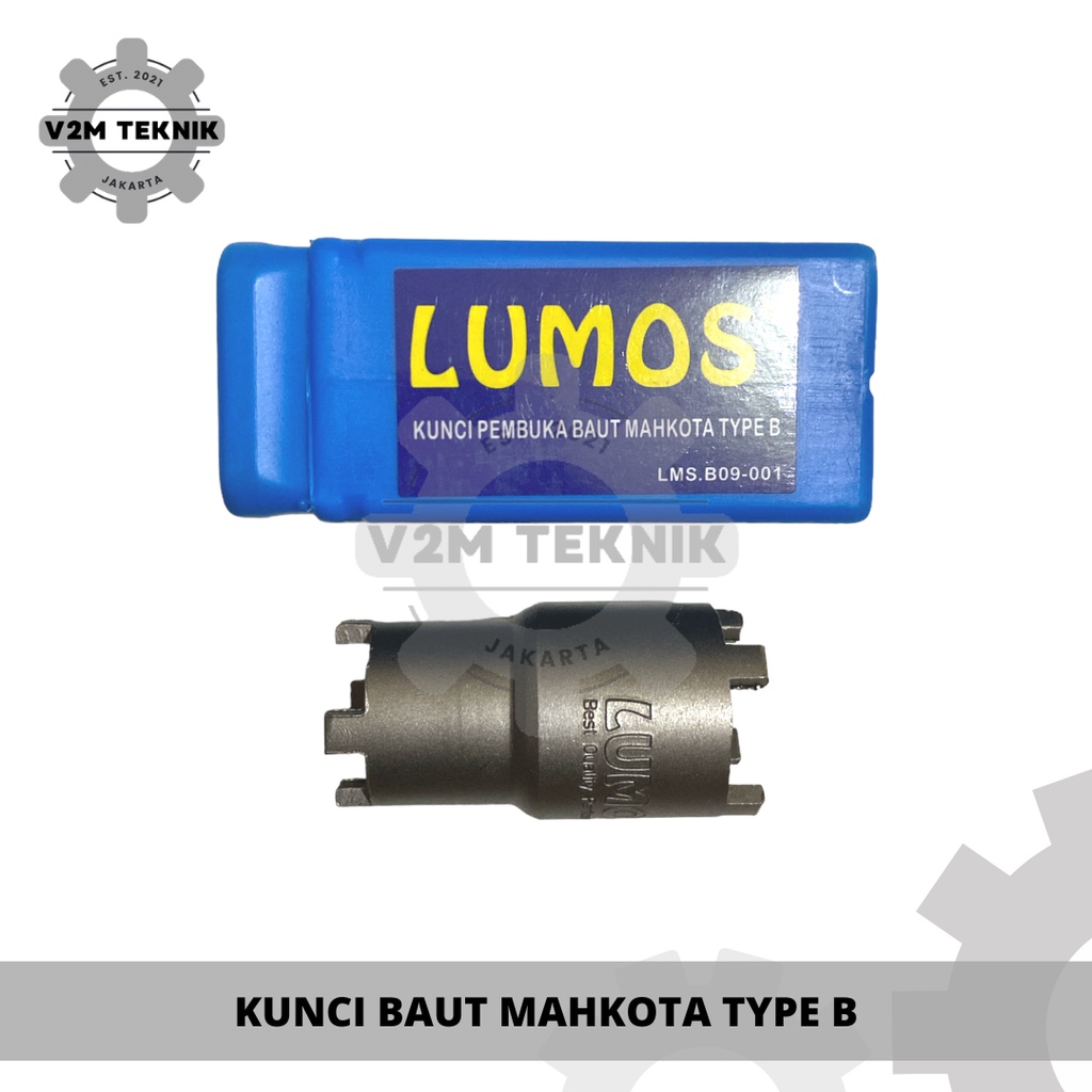 Jual LUMOS Kunci Baut Mahkota Type B / Double Crown Socket Pembuka Mur ...