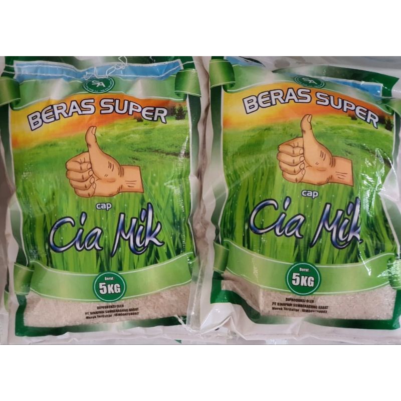 Jual Beras super cap ciamik 5kg (SURABAYA) | Shopee Indonesia