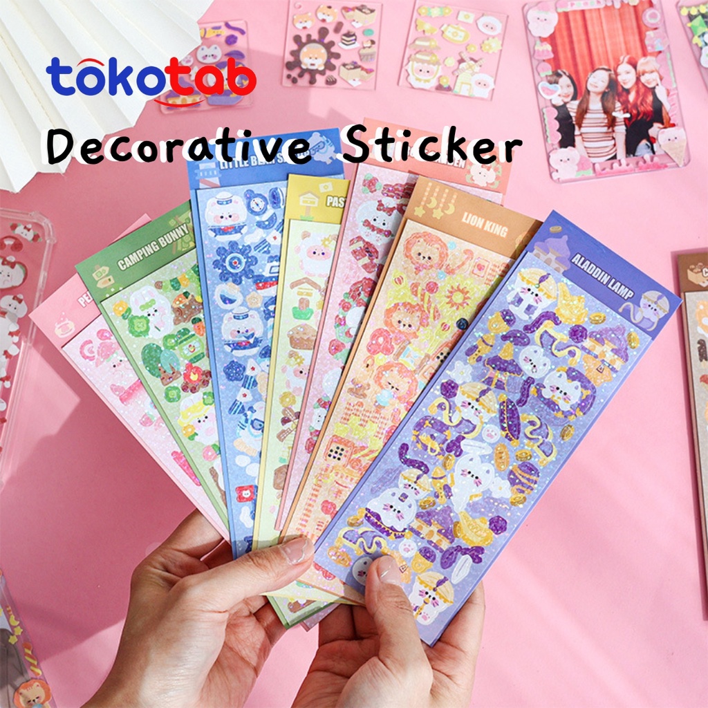 Jual Tokotab - Stiker Kartu Stiker Laser Stiker 2D Jurnal DIY Sticker ...