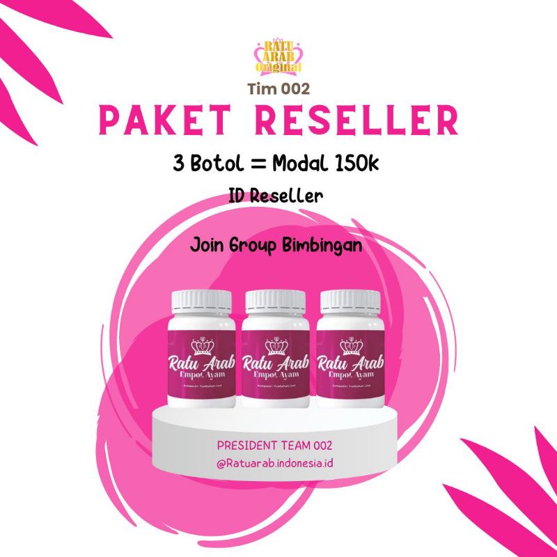 Jual Paket Usaha RESELLER (3 Botol Ratu Arab Empot Ayam) | Shopee Indonesia