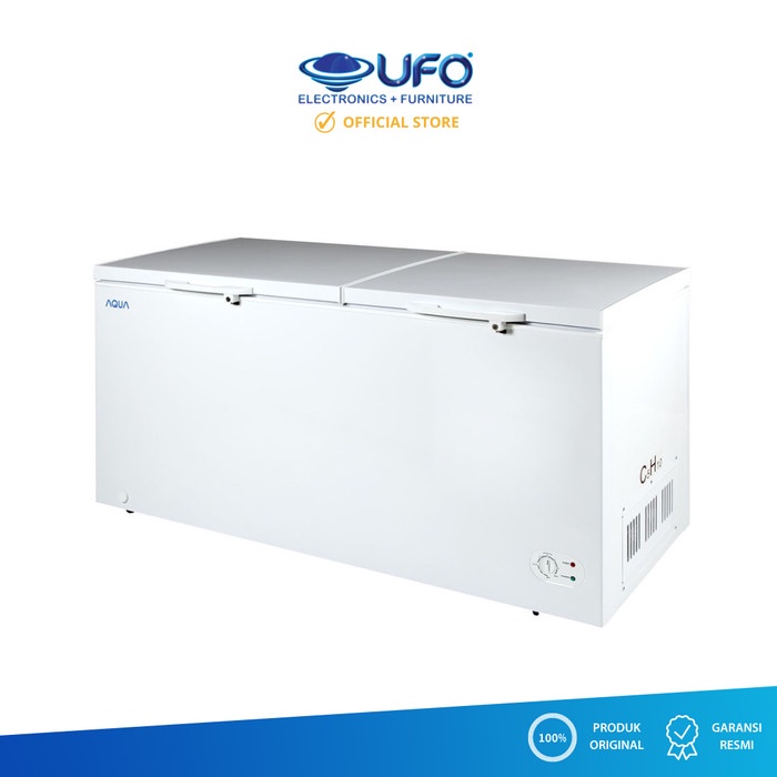 Jual AQUA Chest Freezer 500 Liter AQF500WTD | Shopee Indonesia