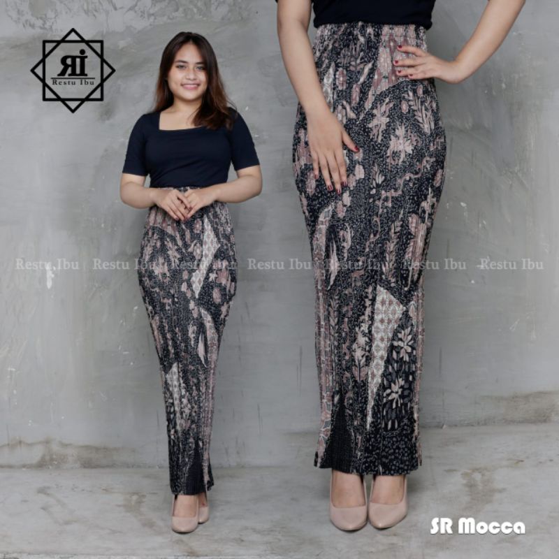 Jual Melia Kebaya - Rok Plisket Batik / Rok Batik Premium / Bawahan ...